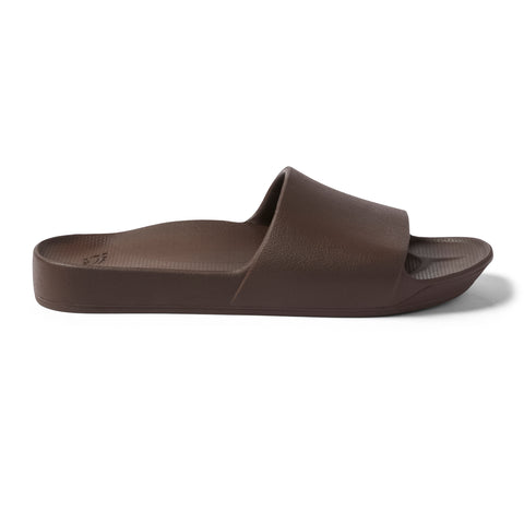 Arch Support Slides - Classic - Brown – Archies Footwear | AU