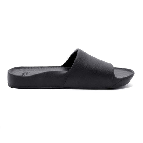 Arch Support Slides - Classic - Black – Archies Footwear | AU
